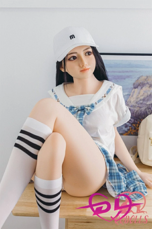 C Cup 愛嬌抜群の彼女 リアルドール 155cm 等身大 のセックス人形 惠子 QQDOLLS 中国製 シリコン ダッチワイフ - Dldolls